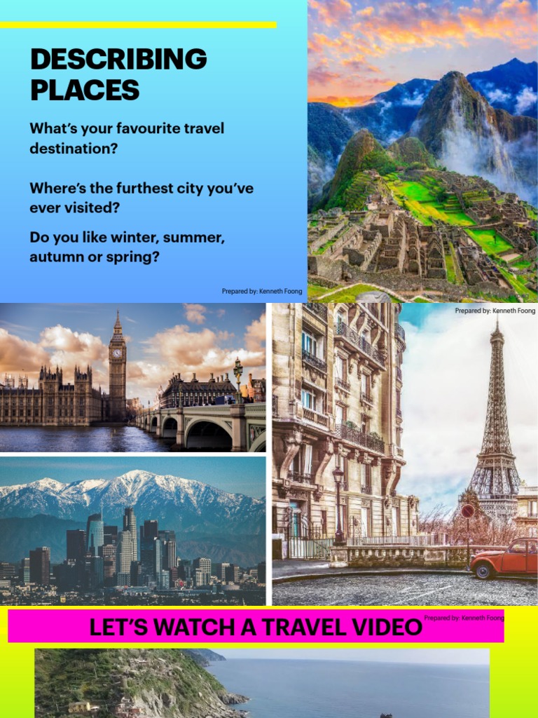 Lesson Plan. - Describing Places | PDF | Bali