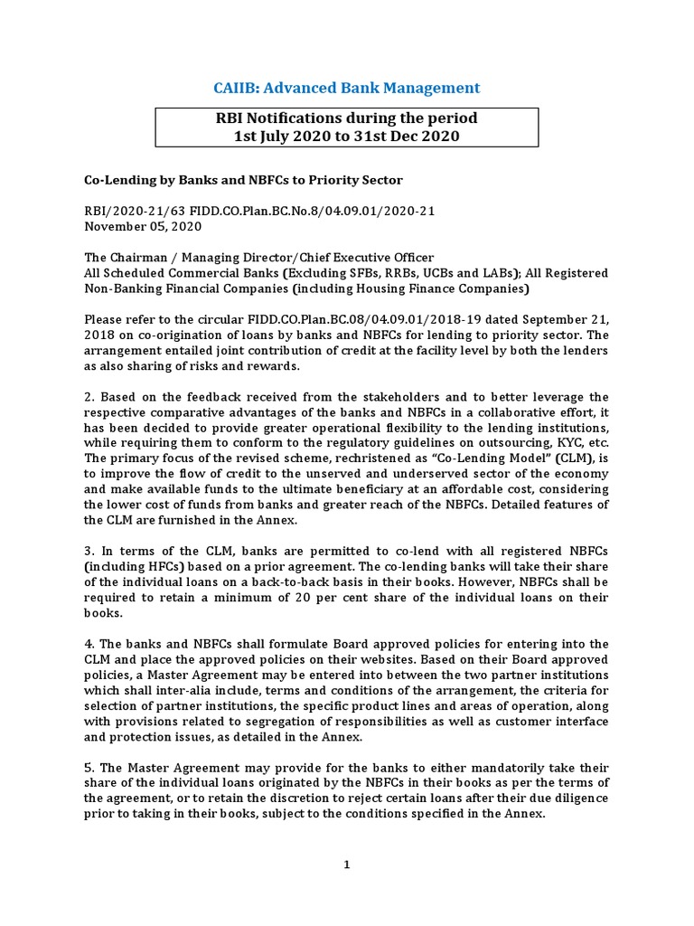 RBI Notice - CAIIB - ABM | Descargar gratis PDF | Reserve Bank Of India ...