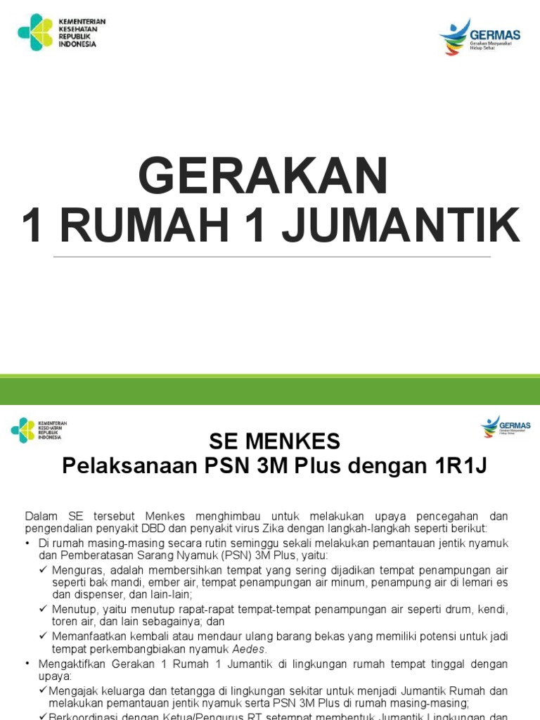 Gerakan 1 Rumah 1 Jumantik - Konsel | PDF