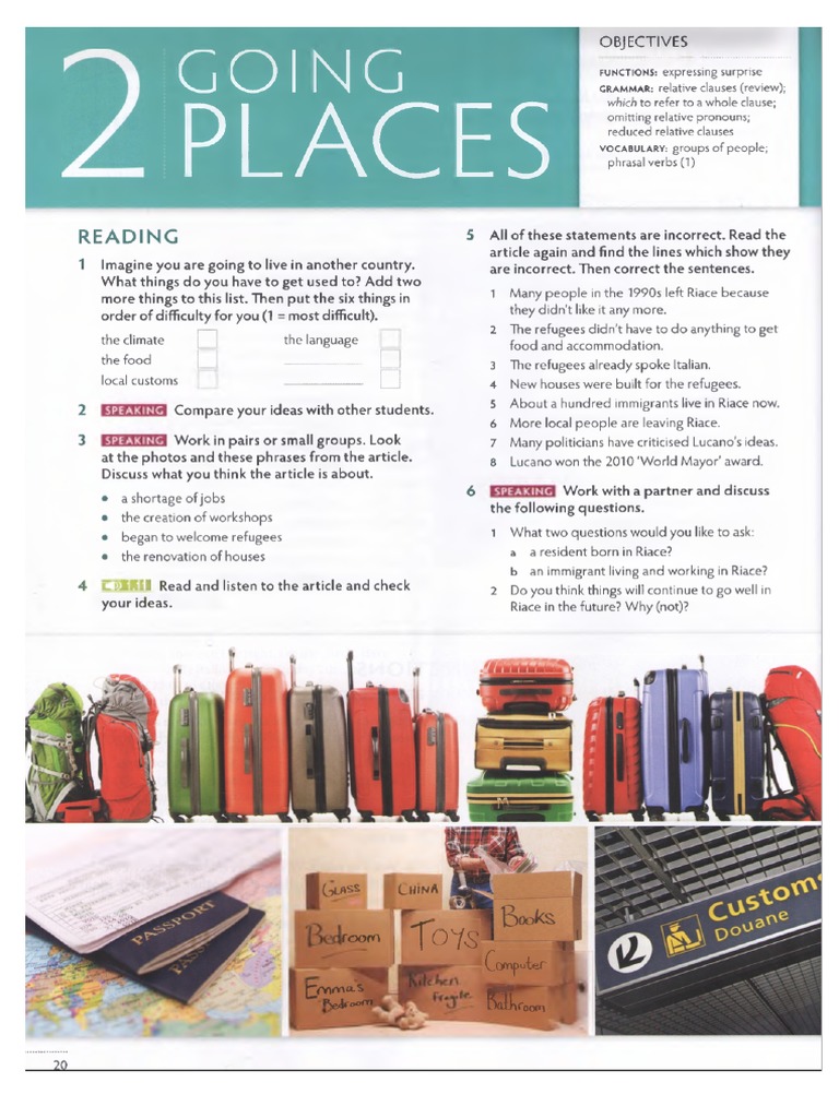 Think Series Chapter 2 - Going Places | PDF