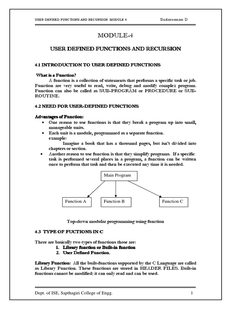 Cps Module 4 | PDF | Parameter (Computer Programming) | Subroutine