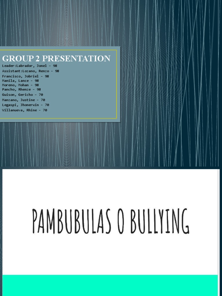 Group 2 Presentation | PDF