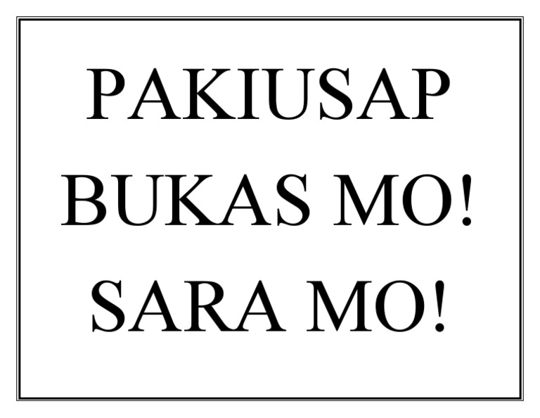 PAKIUSAP | PDF