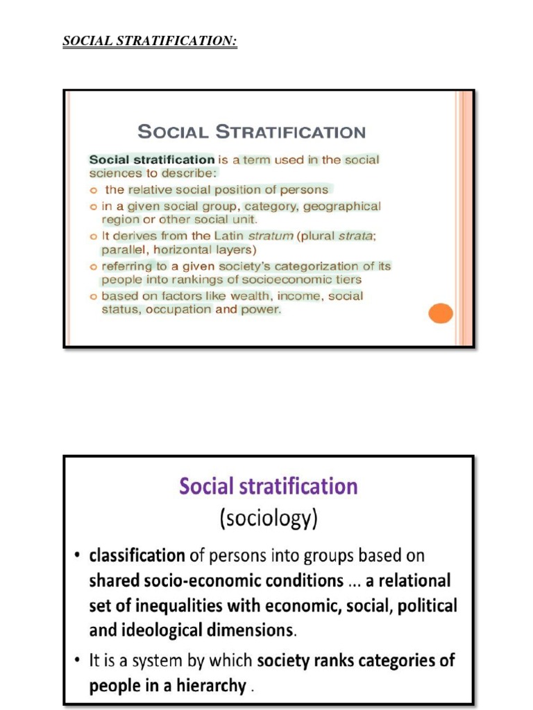Understanding Social Stratification: Factors that Define Social ...