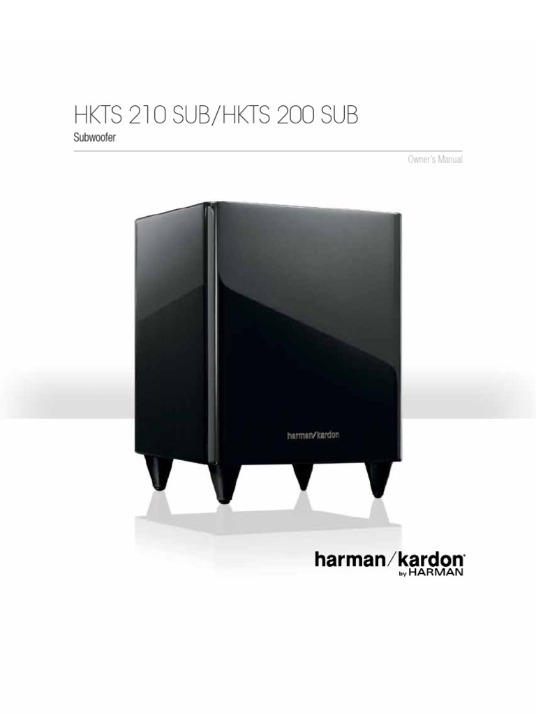Hkts 210 Sub/Hkts 200 Sub: Subwoofer | PDF | Loudspeaker | Mains ...