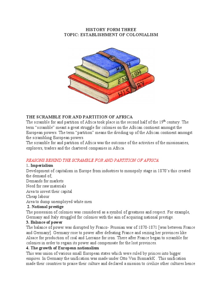 HISTORY FORM THREE Notes | PDF | British Empire