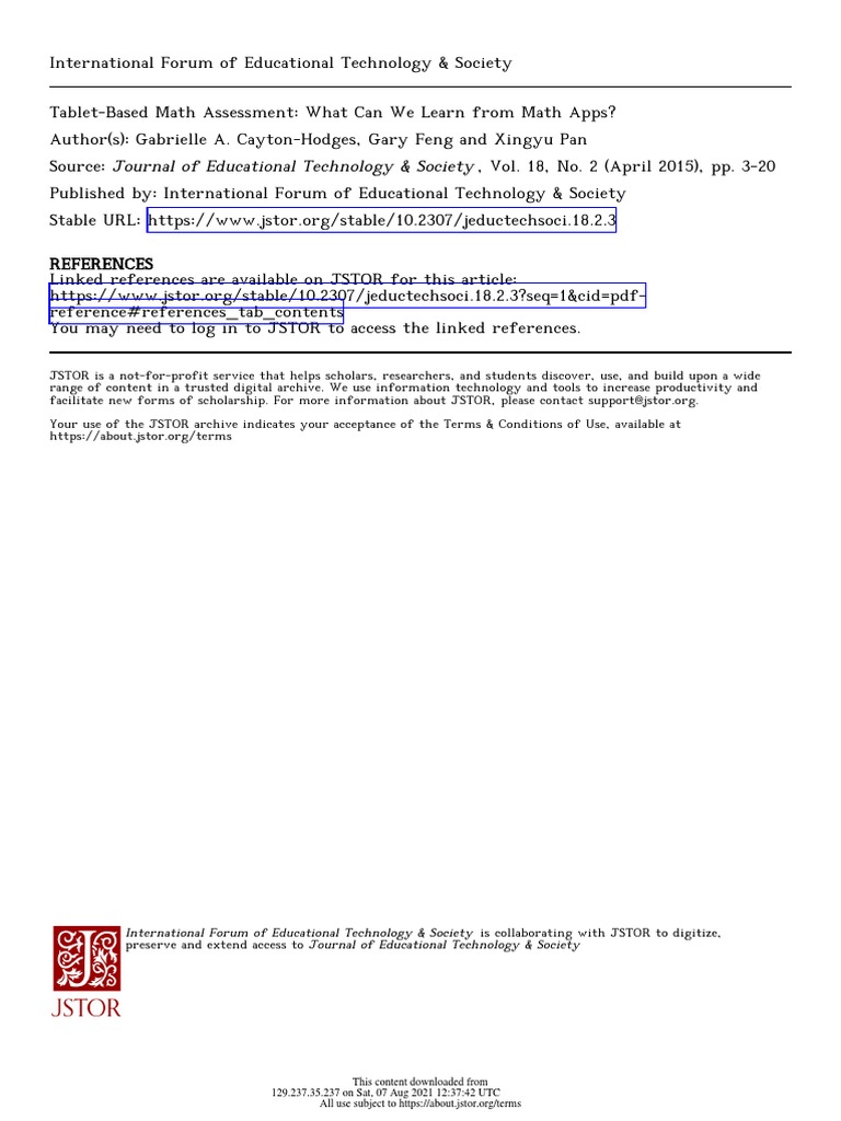Tablet Math Apps: Assessment Insights | PDF | Mobile App | Mathematics