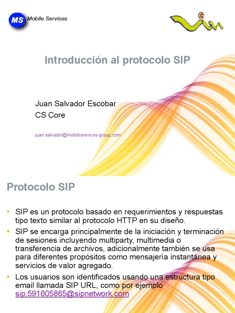 Introduccion Al Protocolo SIP | PDF | protocolo de Iniciacion de Sesion | Redes de computadoras