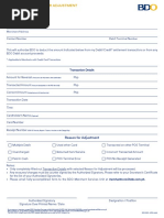 Request Charge Slip Form | PDF