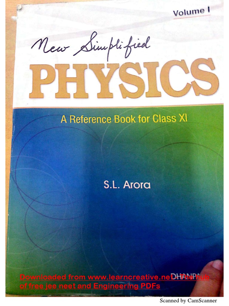 S.L Arora Class 11 Vol 1 | PDF | Gravity | Force