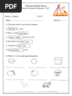 UKG Math Question Paper PDF | PDF | Career & Growth | Teaching Methods ...