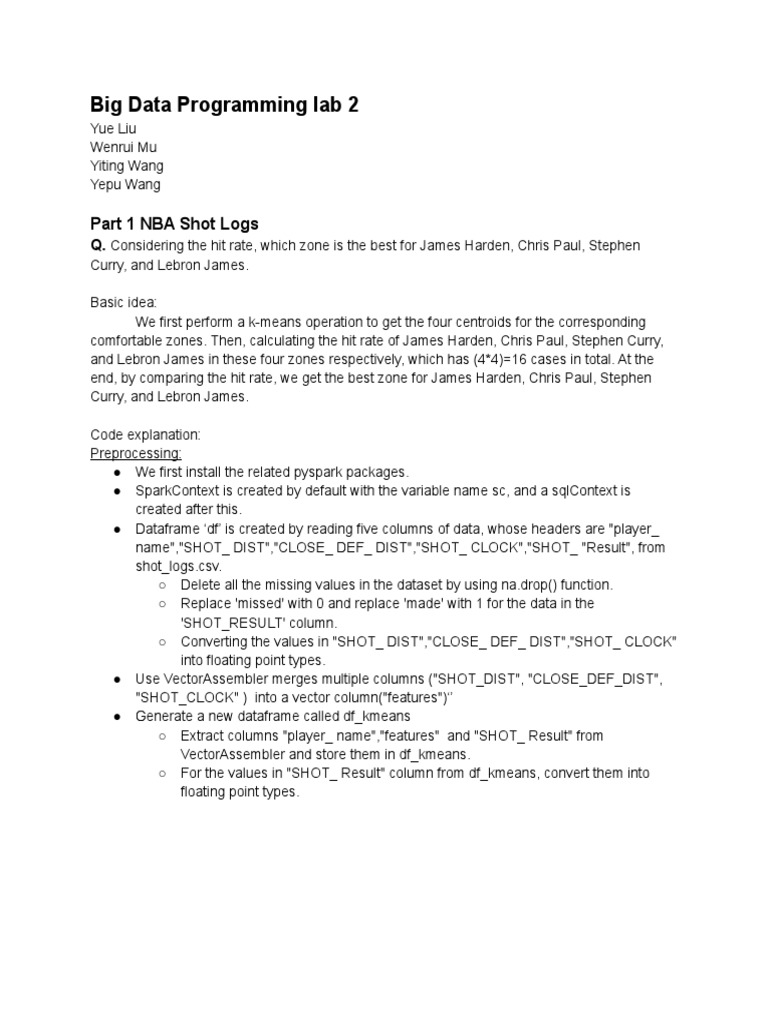 Lab2 Report | PDF | Cluster Analysis | Applied Mathematics