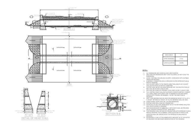 Pipe Culvert Design and Details | PDF | Civil Engineering | Building ...