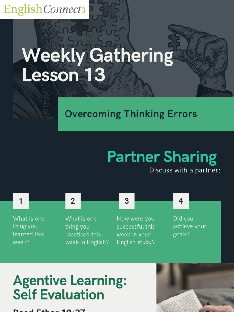 Weekly Gathering Lesson 13 | PDF | Learning | Communication