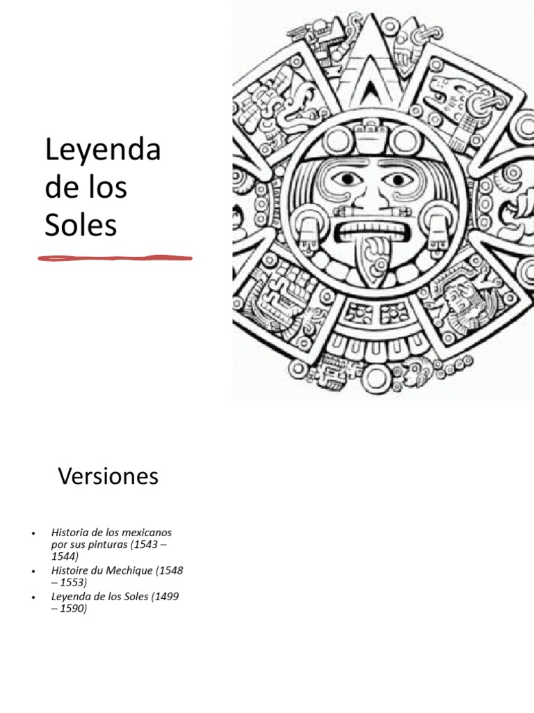 Leyenda de Los Soles | PDF | Politeísmo | Mesoamérica