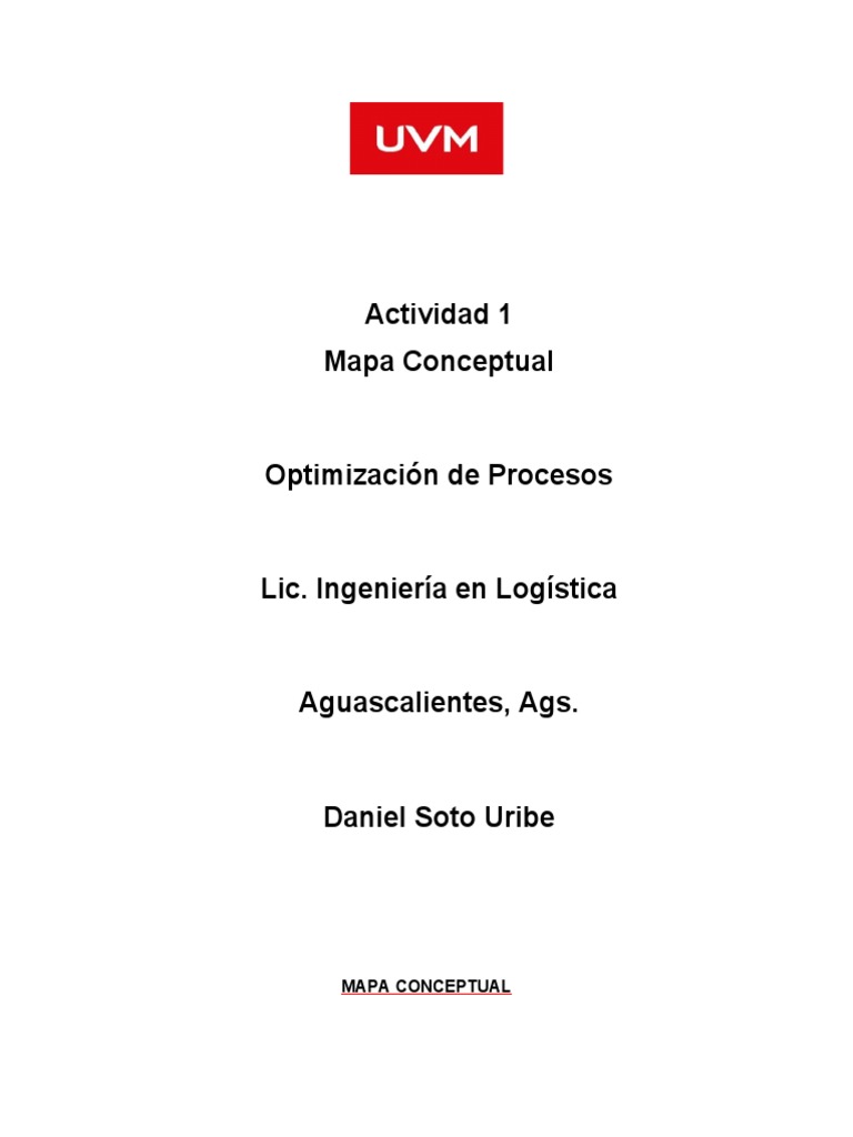 A1 Optimizacion de Procesos | PDF