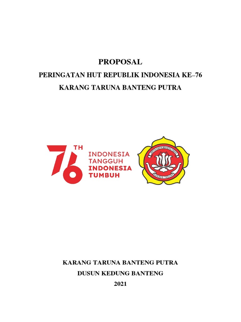 Proposal HUT RI 76-2021 | PDF | Perjalanan