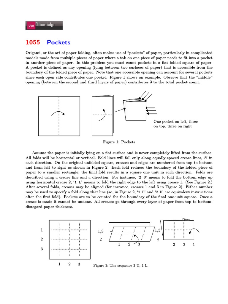 Pockets | PDF | Origami | Applied Mathematics