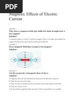 Nelson Physics 11 Solutions | PDF | Magnetic Field | Electric Current