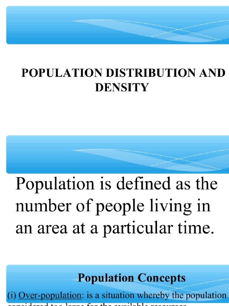 Chapter 2 The World Population Distribution, Density and Growth | PDF