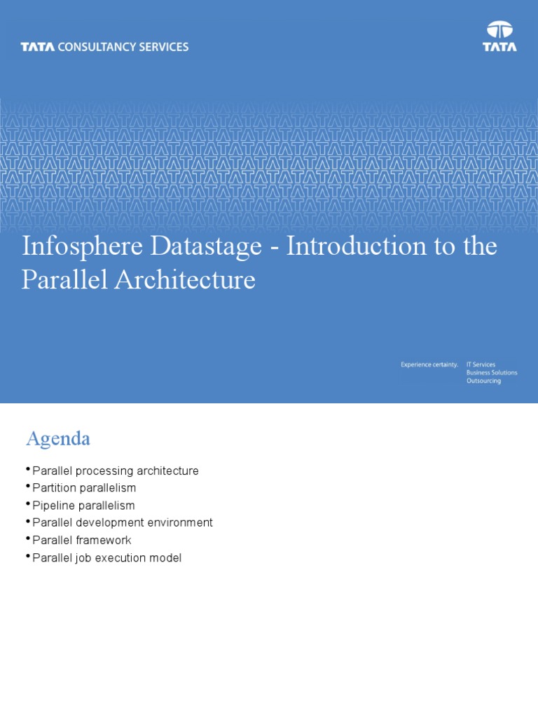 E2 E3 Infosphere Datastage - Introduction To The Parallel Architecture | PDF | Parallel ...