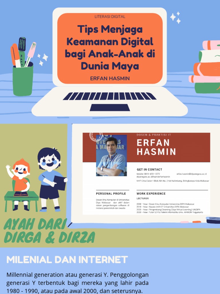 Tips Menjaga Keamanan Digital Bagi Anak-Anak Di Dunia Maya | PDF | Komputer
