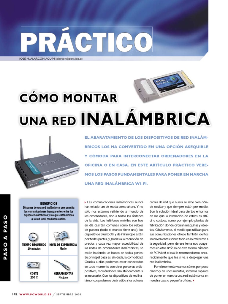 Manual de Redes (1) - Montar Red Inalambrica | Descargar gratis PDF | Dirección IP | Punto de ...