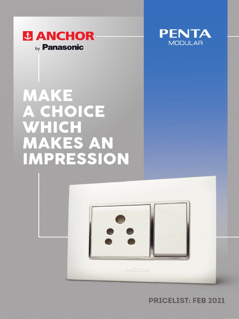 Anchor Penta Wiring Devices Price List Feb 2021 | PDF | Electrical ...