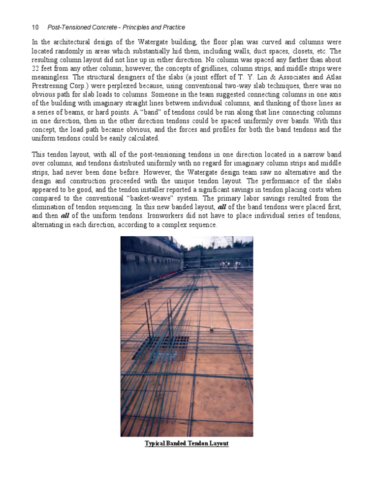 10 Post-Tensioned Concrete - Principles and Practice | PDF ...