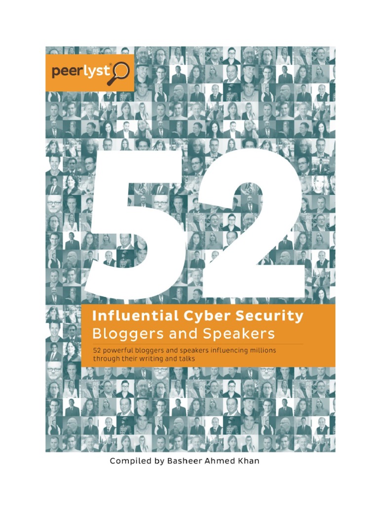 52 Influential Cyber Security Bloggers and Speakers Zntvzo | PDF ...