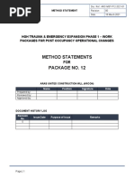 Method Statement Formwork | PDF | Civil Engineering | Economic Sectors