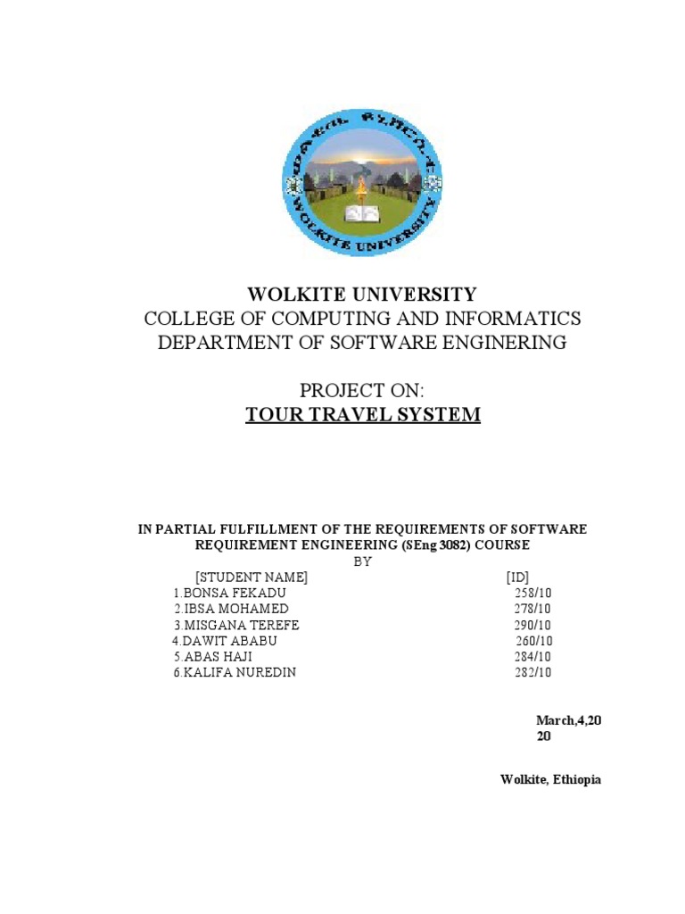 Tour Travel System | PDF | Software Development | Systems Engineering