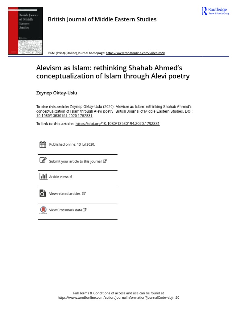 Alevism As Islam | PDF | Sufism | Quran