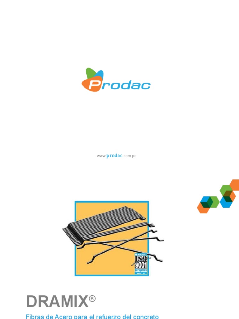 Caracteristicas Dramix | PDF | Hormigón | Acero