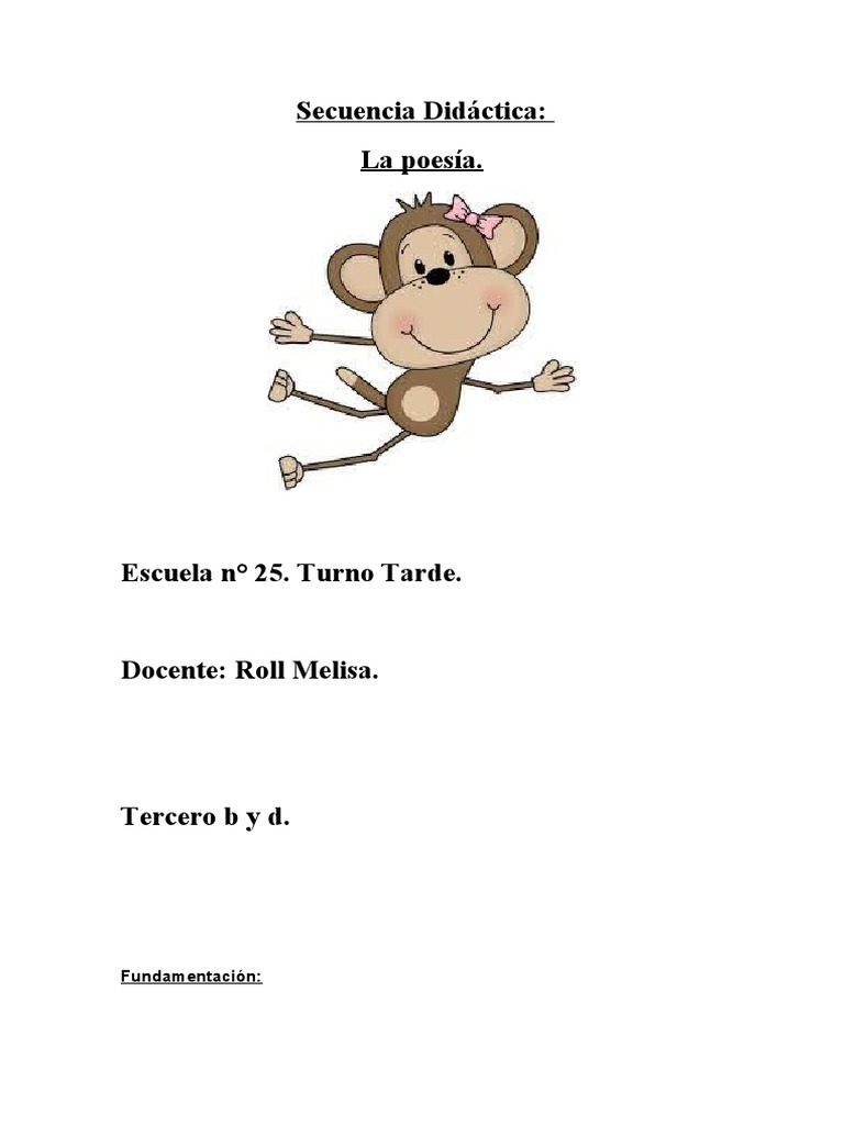 3° Secuencia Poesía | PDF | Puntuación | Poesía