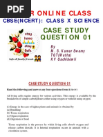 Class 9 Case Study Questions | PDF | Tissue (Biology) | Epithelium