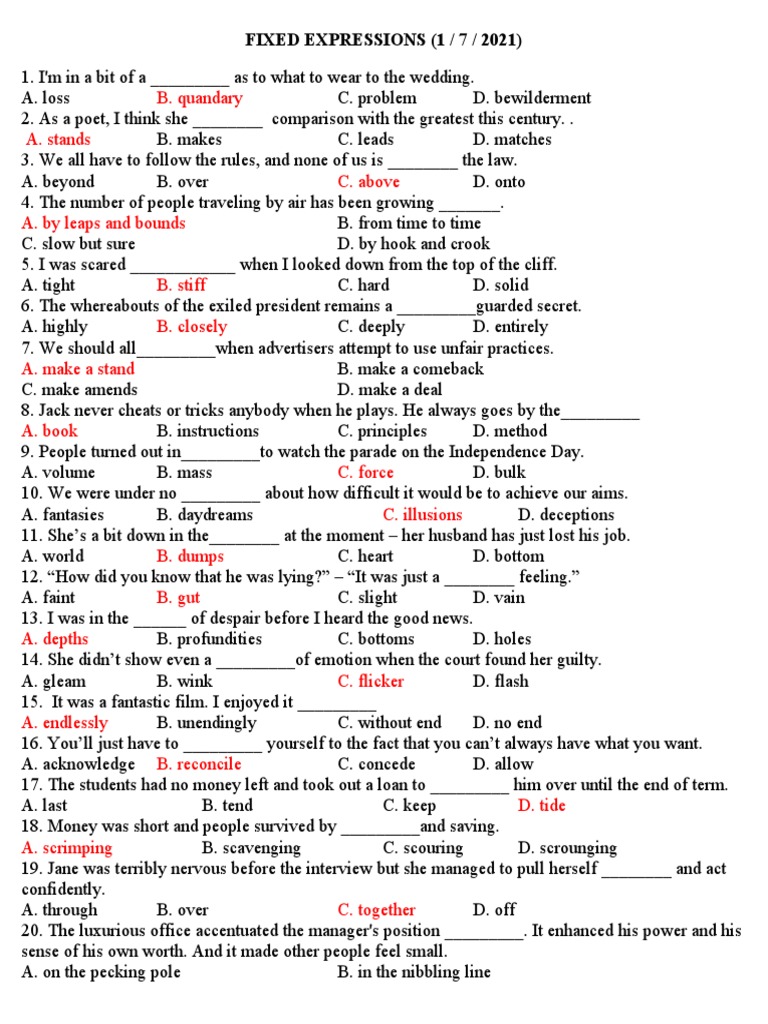 FIXED EXPRESSION 30 Thang 6 (Done) | PDF