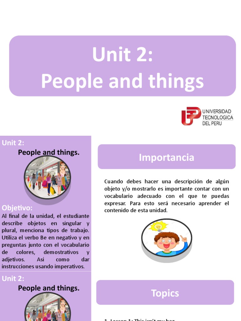 Unit 2: People and Things | PDF | Linguistic Typology | Linguistics