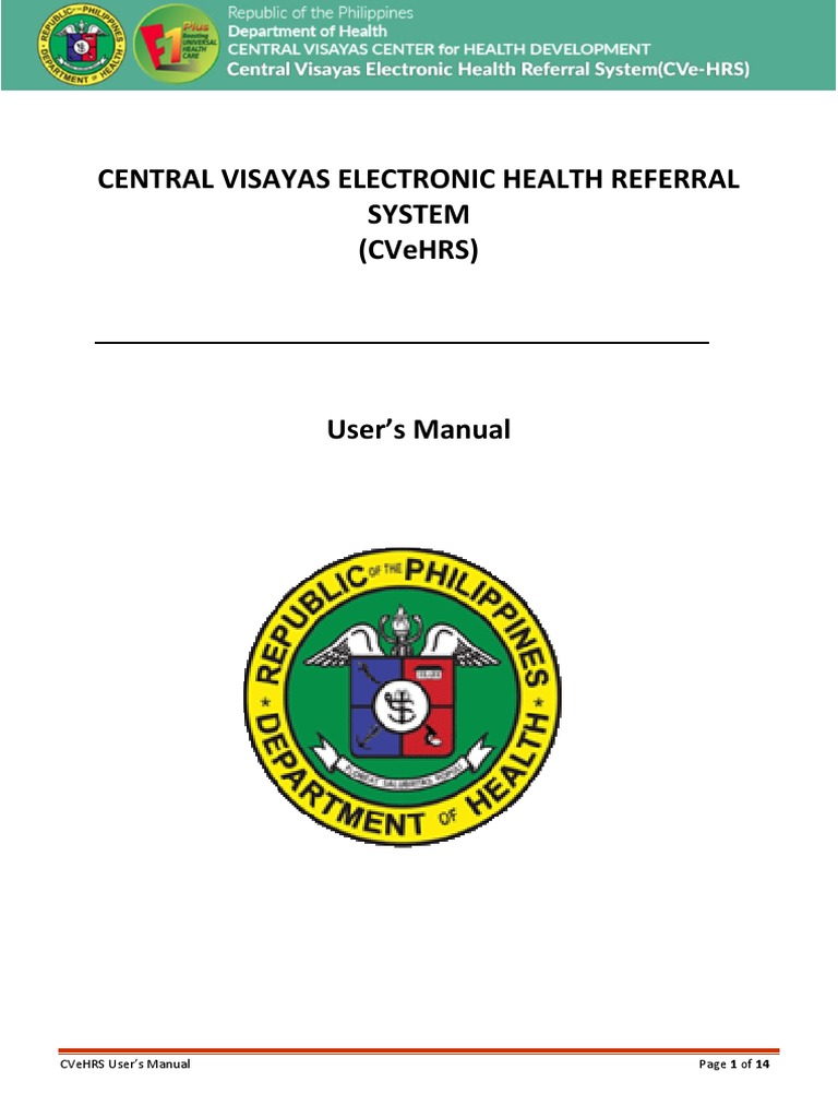 Ereferral User's Manual | Download Free PDF | Login | User (Computing)