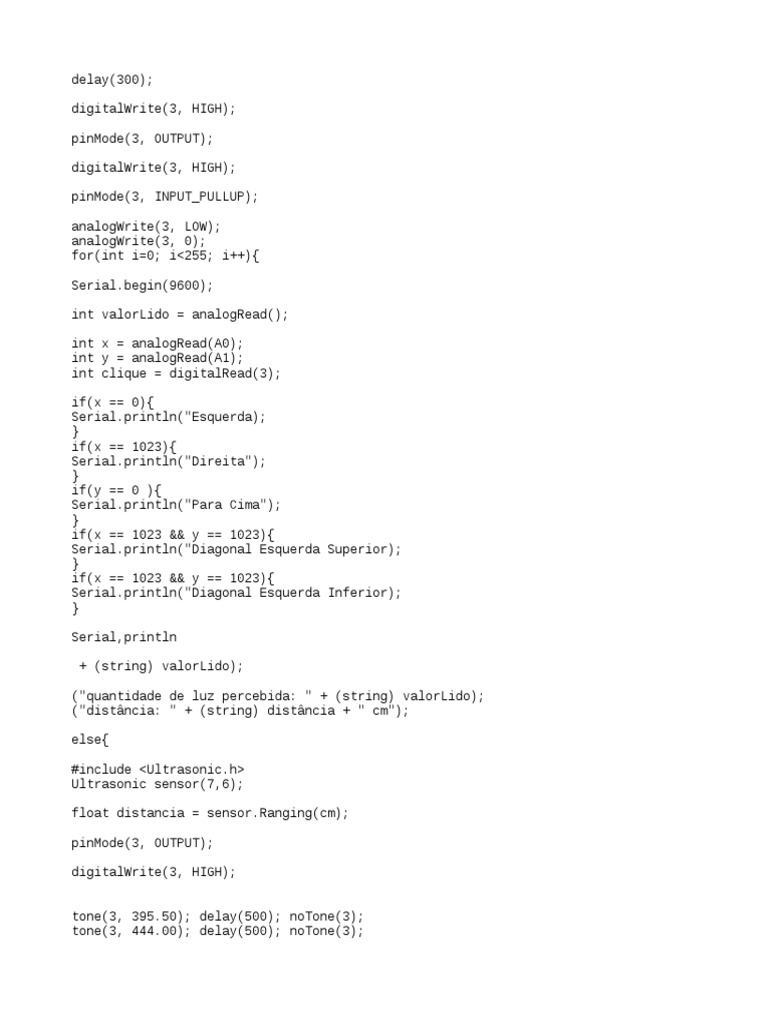 Codigos de Arduino | PDF
