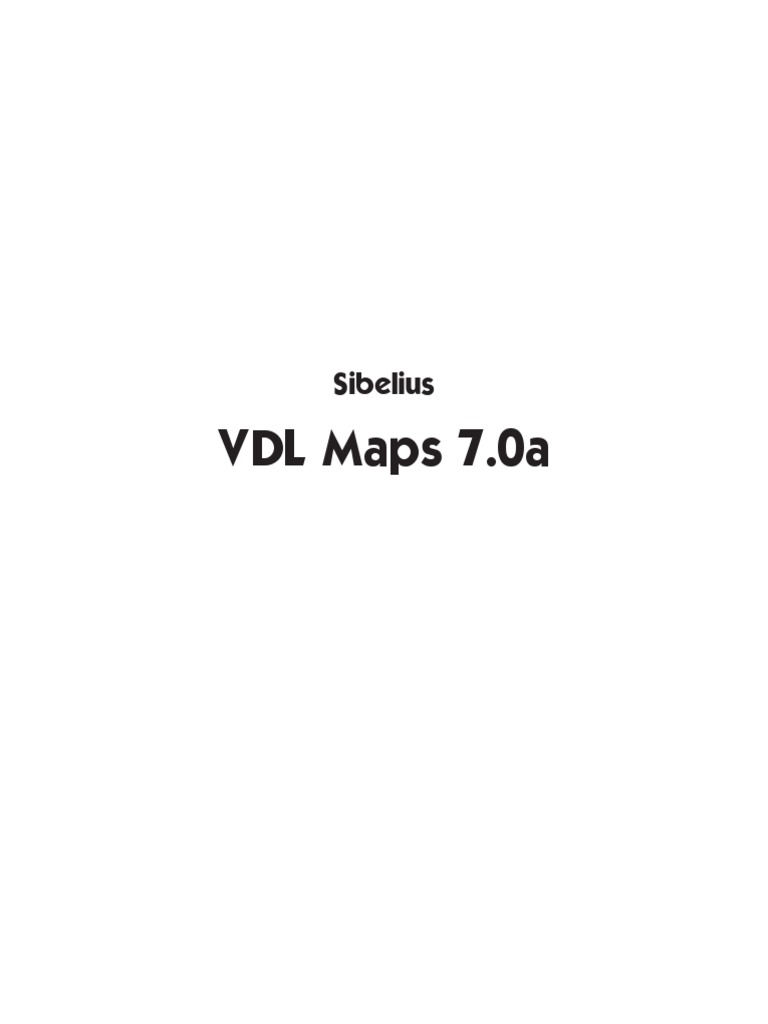 VDL Maps 7.0a | PDF