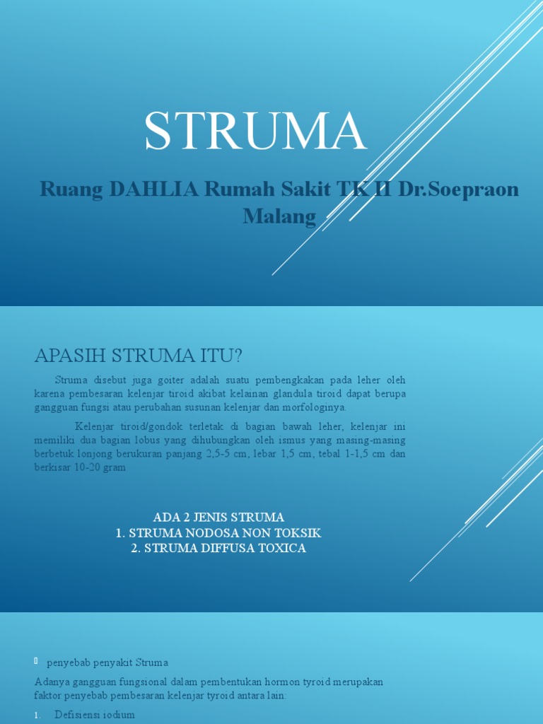 Panduan Lengkap Struma: Jenis, Gejala, dan Penanganan | PDF ...