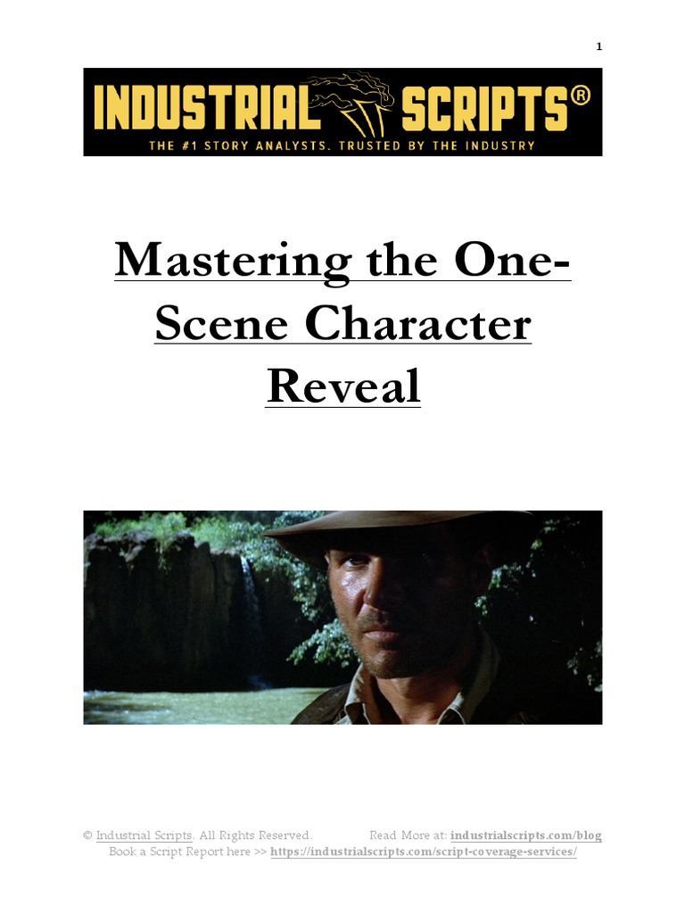 How To Master The One-Scene Character Reveal (Industrial Scripts) | PDF