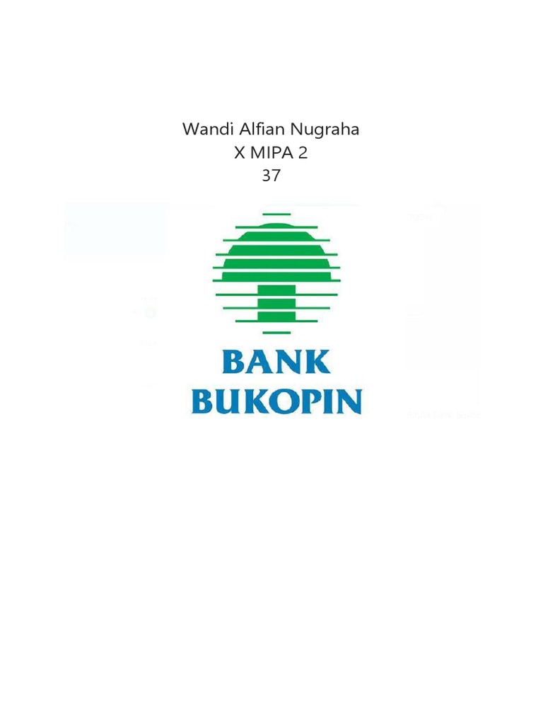 Wandi Alfian Nugraha 37 Bank Bukopin | PDF