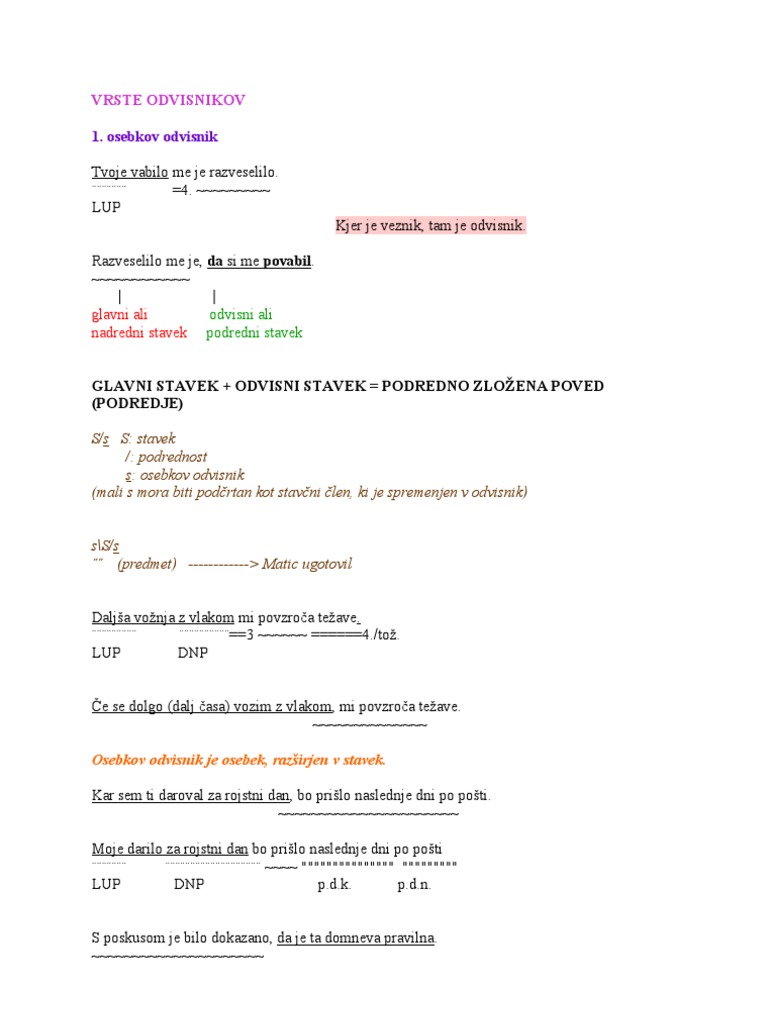 Vrste Odvisnikov | PDF