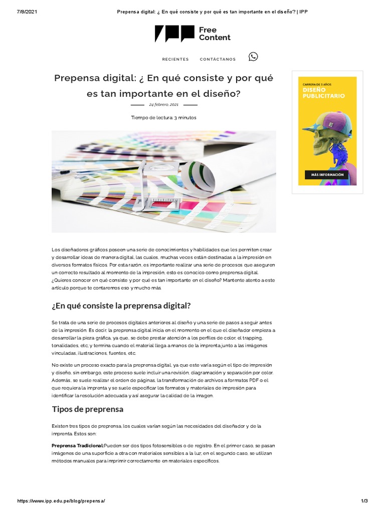 Preprensa Digital - ¿ en Qué Consiste y Por Qué Es Tan Importante en El ...