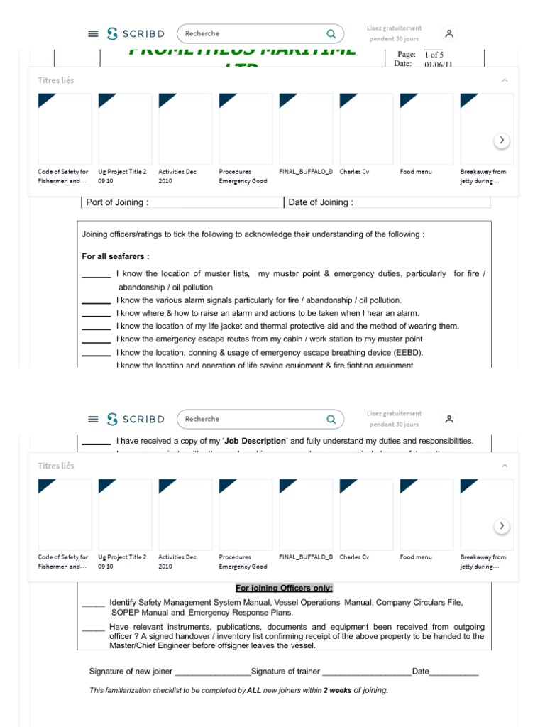 Ship Familiarization Checklist - Engines - Valve | PDF