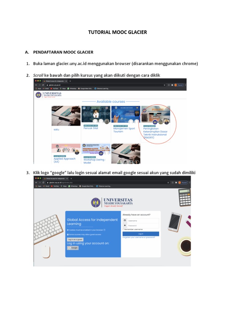 Tutorial Mooc Glacier | PDF