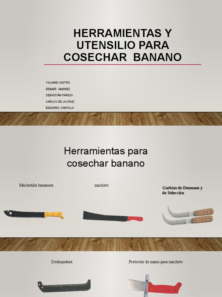 Herramientas para Cosecha de Banano | PDF