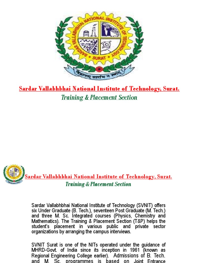 SVNIT, Placement2019-20 Revised | PDF | Engineering | Academia